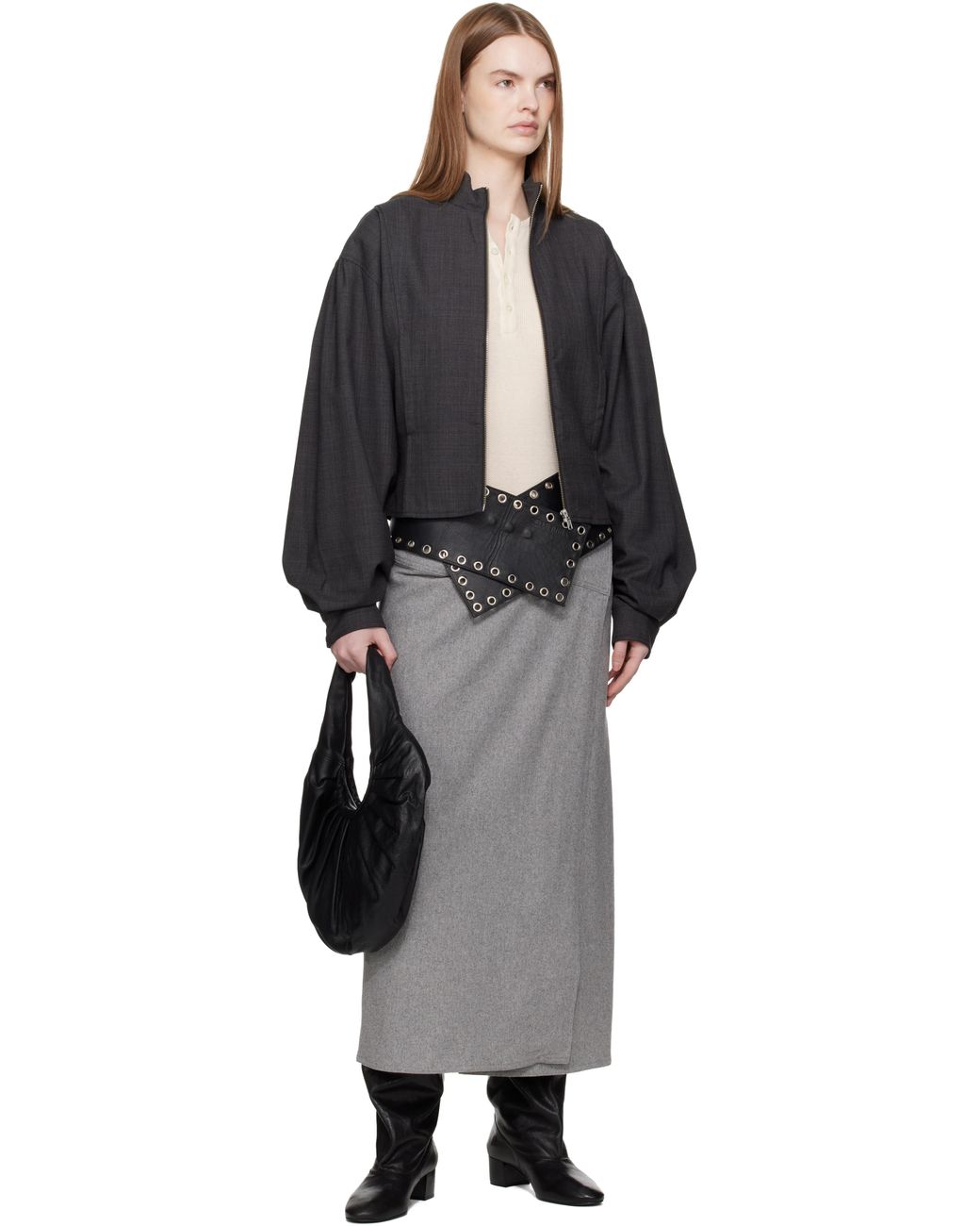 Belle Anna Miu Mini Bag in Black | Lyst