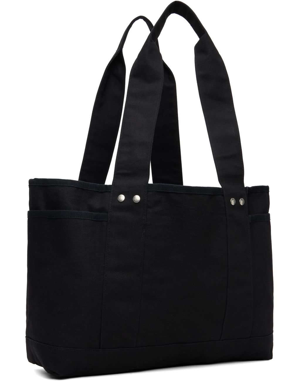 The North Face Circular Cotton Tote in Black | Lyst