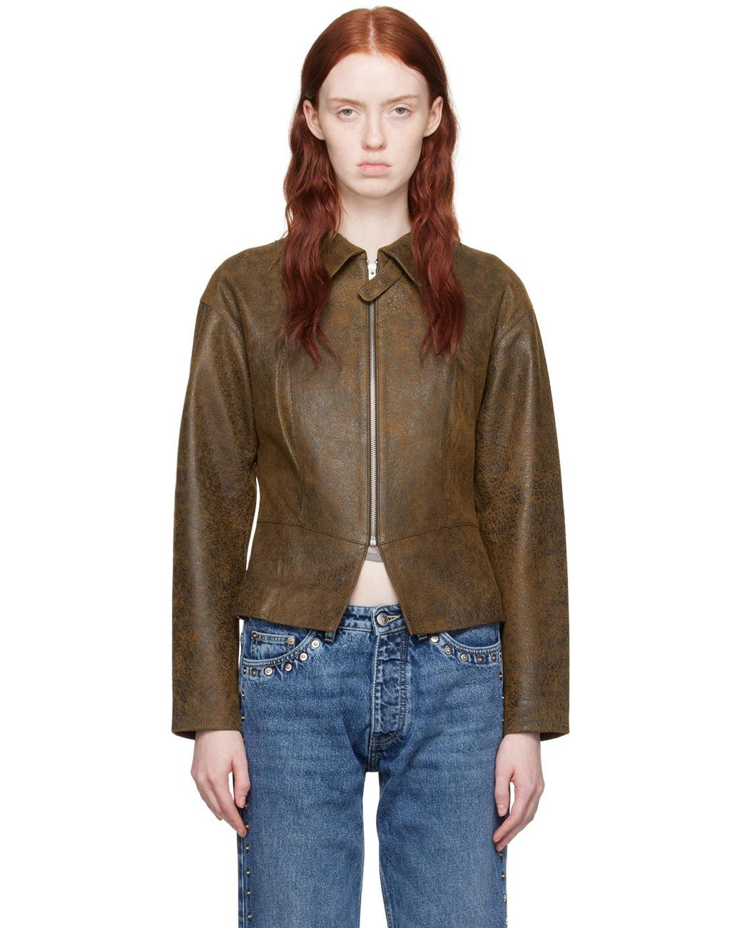 Paloma Wool Fabia Leather Jacket | Lyst