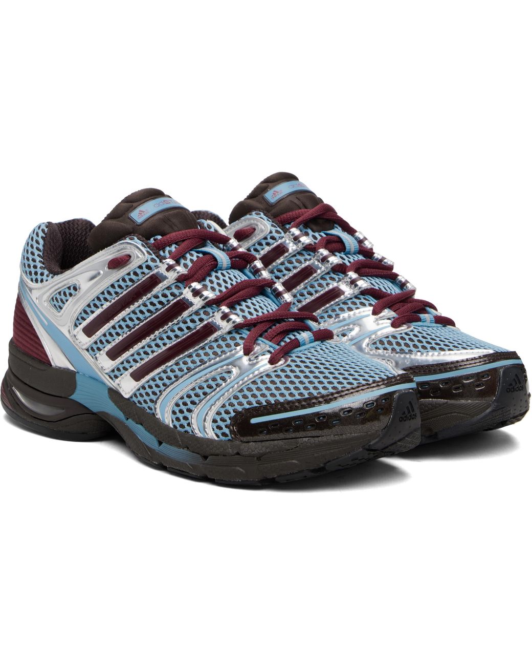 adidas Originals Burgundy Adistar Control 5 Sneakers in Black for Men ...