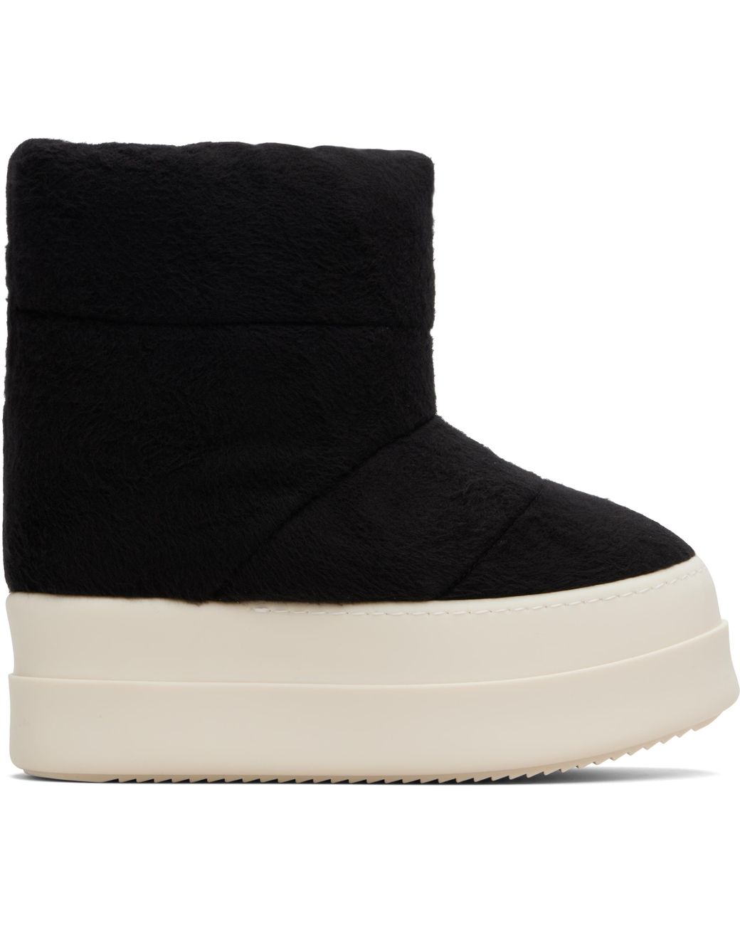 Rick Owens Concordians Mega Bumper Low Lunar Boots in Black | Lyst