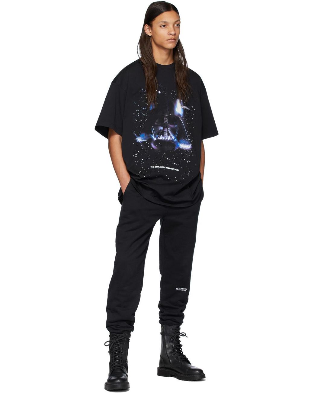Vetements Black Star Wars Edition Darth Vader T-shirt for Vetements Black Star Wars Edition Darth Vader T-shirt for