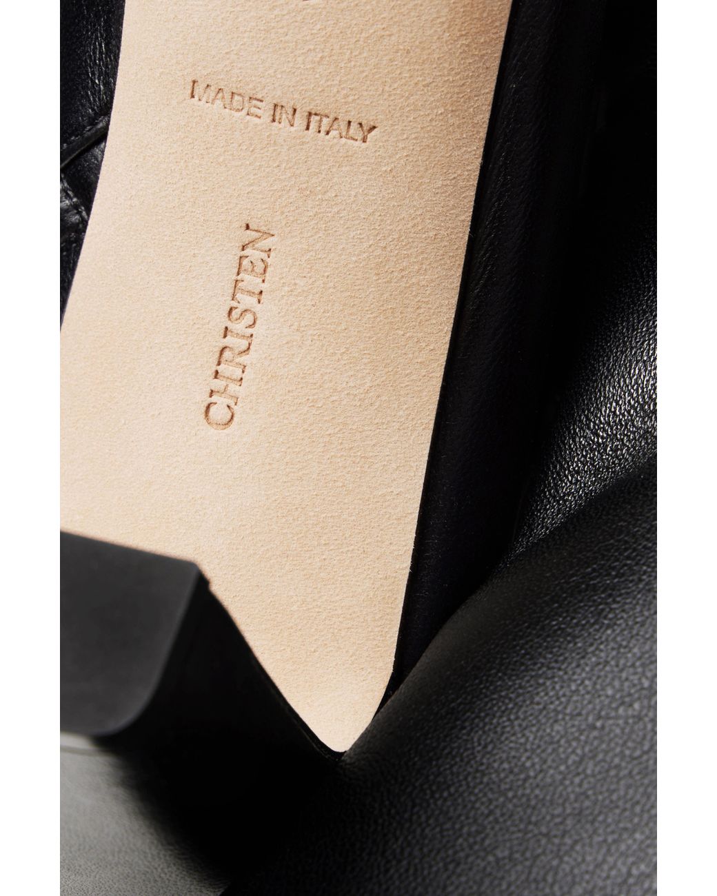 Christen Ssense Exclusive Tabi Stretch Boots in Black | Lyst
