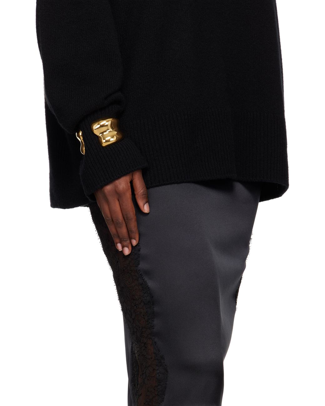 Tom Ford Liza Cuff Bracelet in Metallic | Lyst