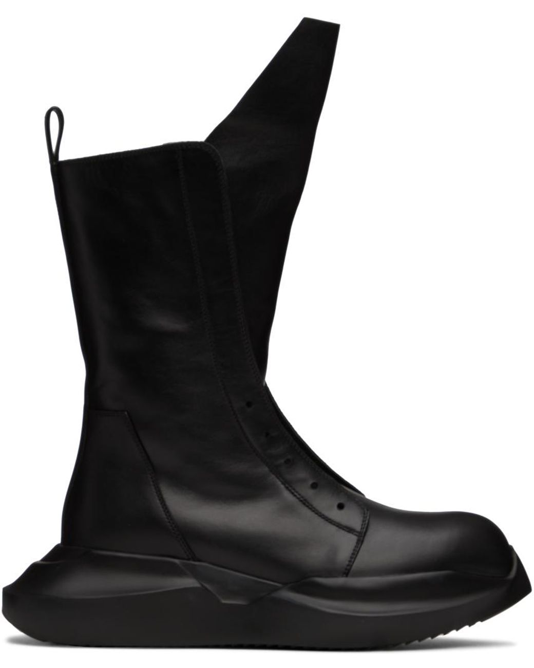 Rick Owens Geth Army Boots in Black for Men | Lyst UK