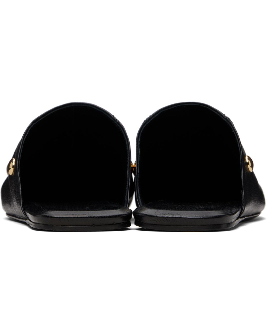 Chloé Rita Mule Loafers in Black | Lyst