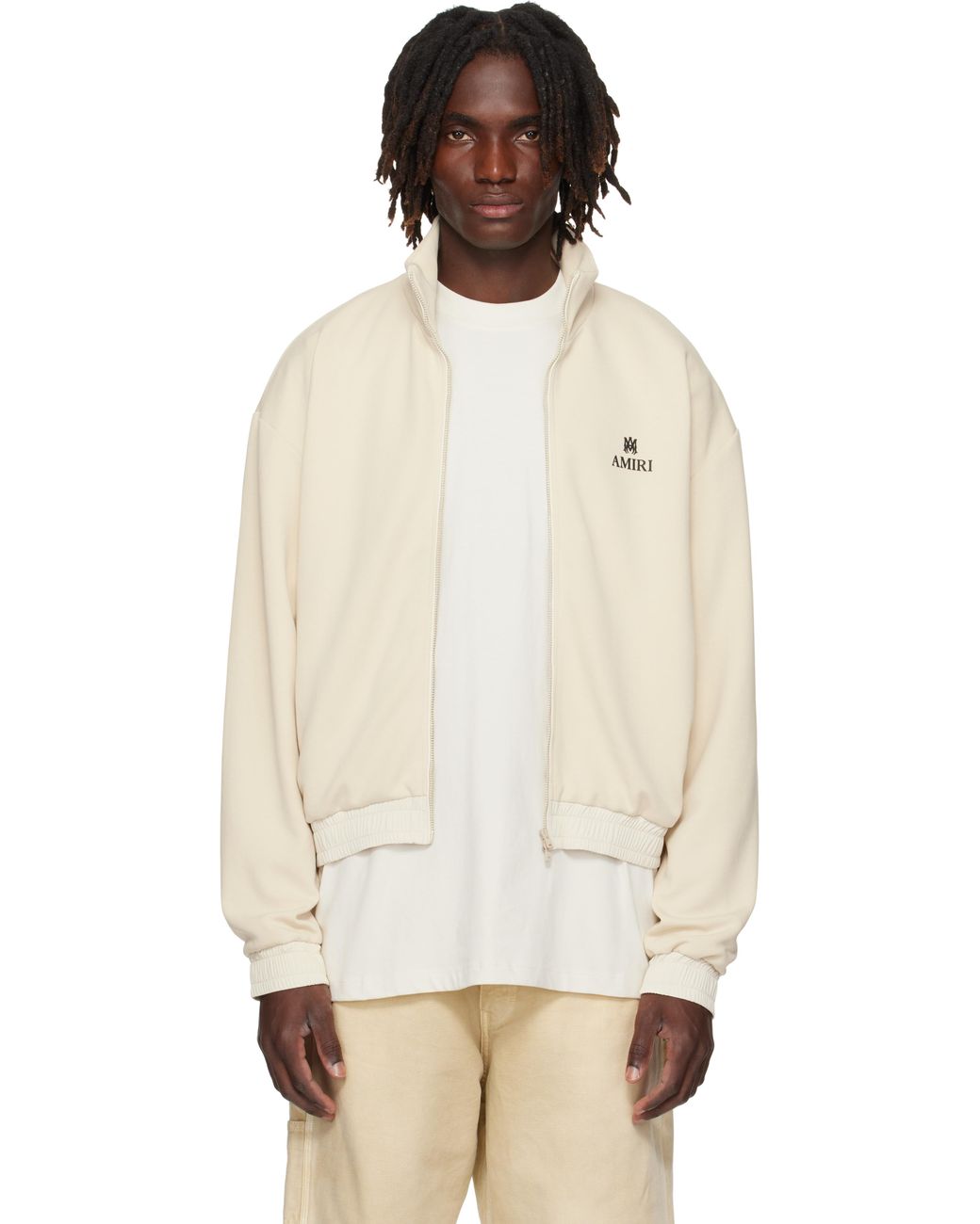 Amiri Off- Lounge Track Jacket in Natural for Men | Lyst