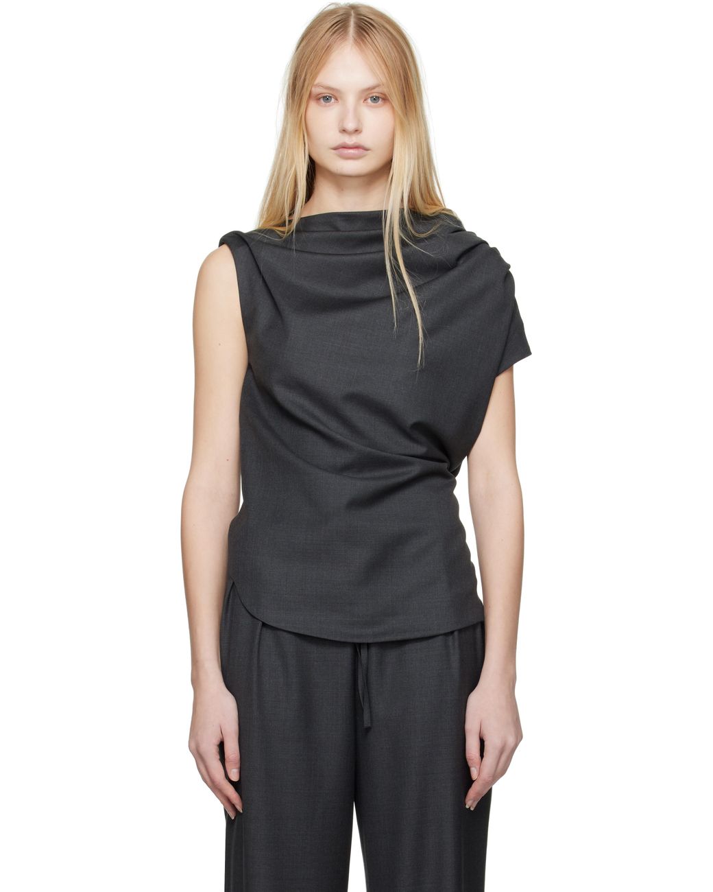Loulou de Saison Lyra Blouse in Black | Lyst