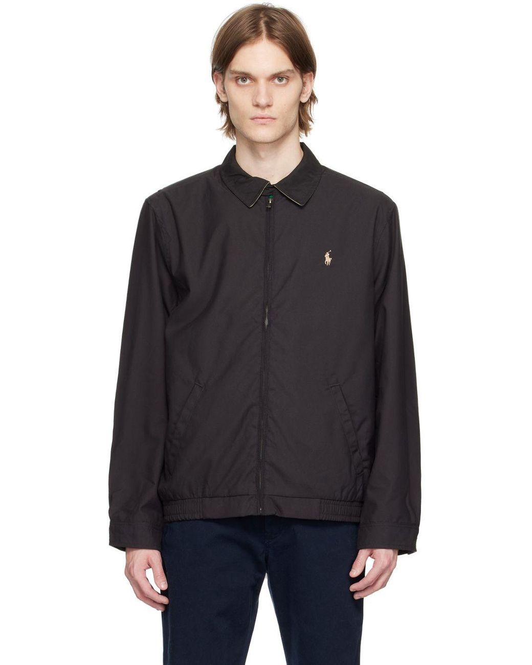 Polo Ralph Lauren Black Bi Swing Jacket For Men Lyst