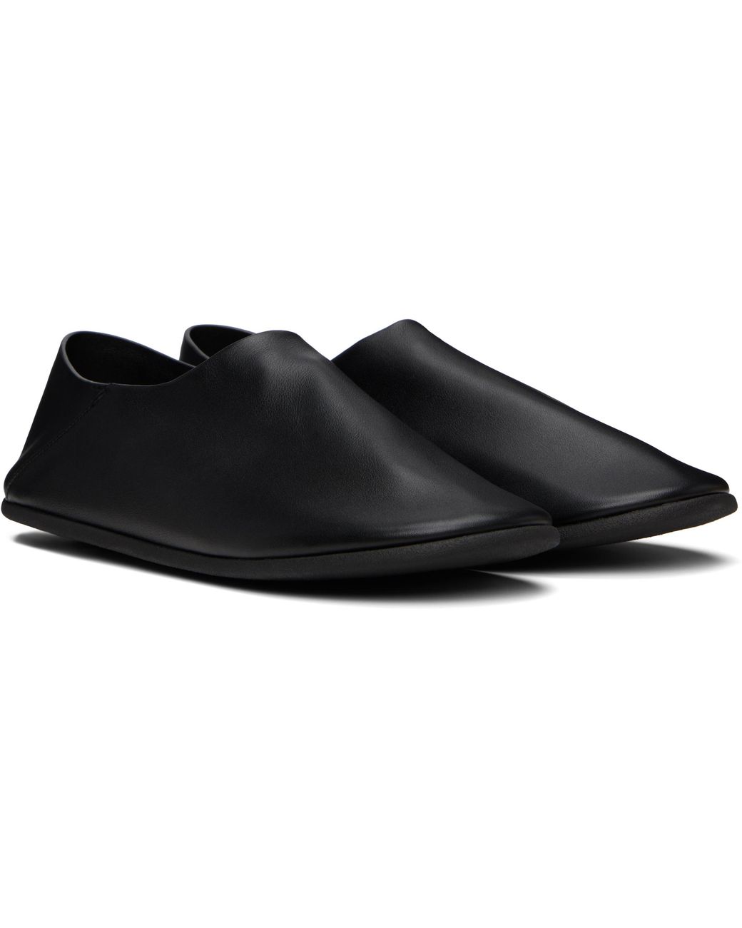 Christen Big Bootie Mule Loafers in Black | Lyst