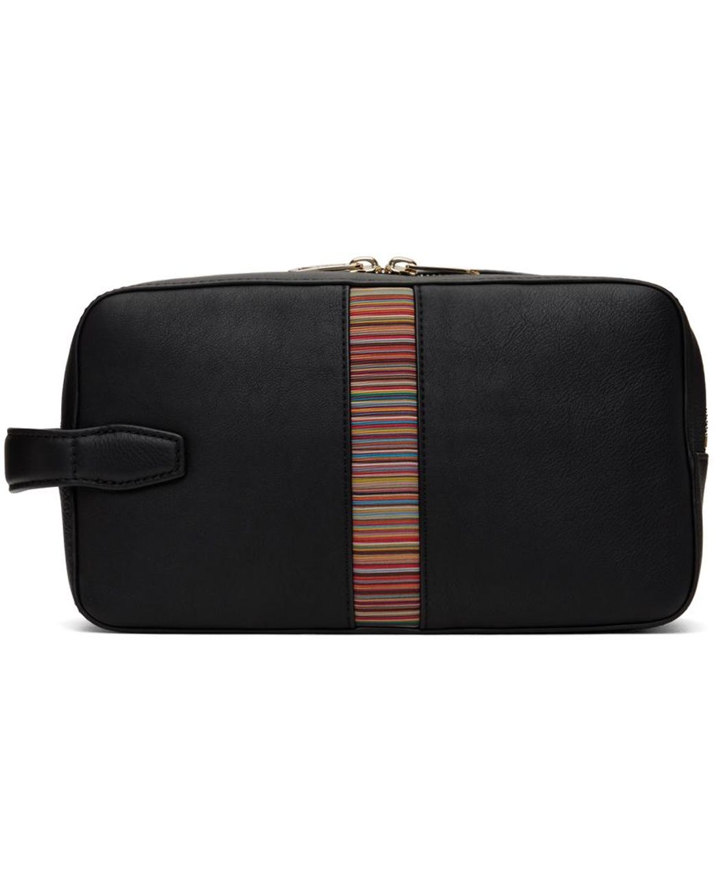 Paul Smith Signature Stripe Wash Bag in Black for Men | Lyst UK