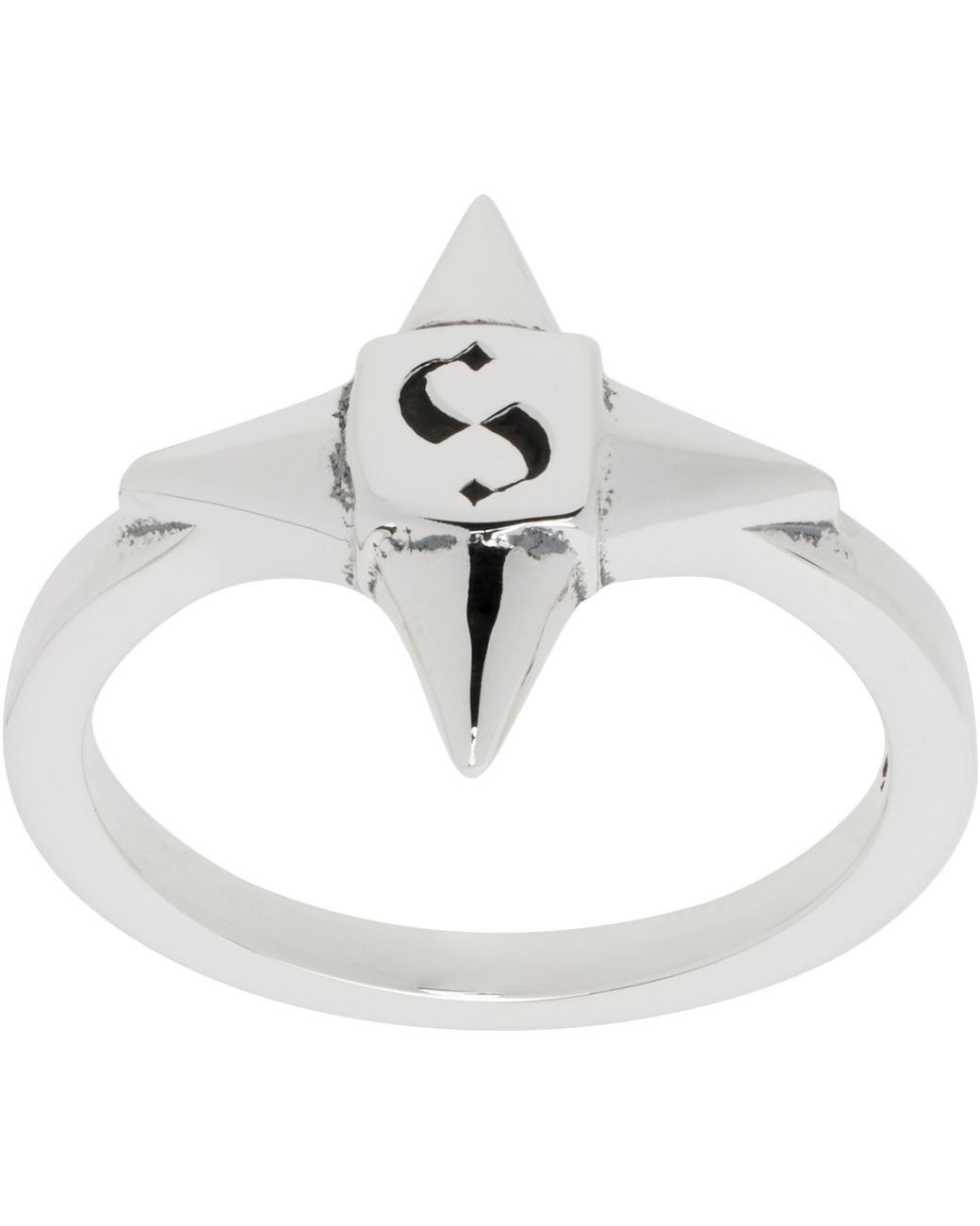 Stolen Girlfriends Club Star Shock Ring in Metallic for Men | Lyst