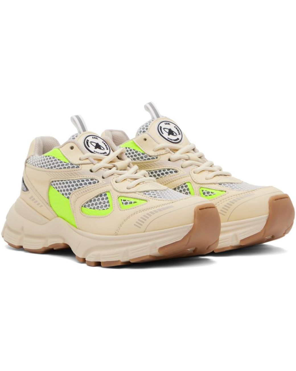 Axel Arigato Yellow Marathon Runner Sneakers in Black | Lyst