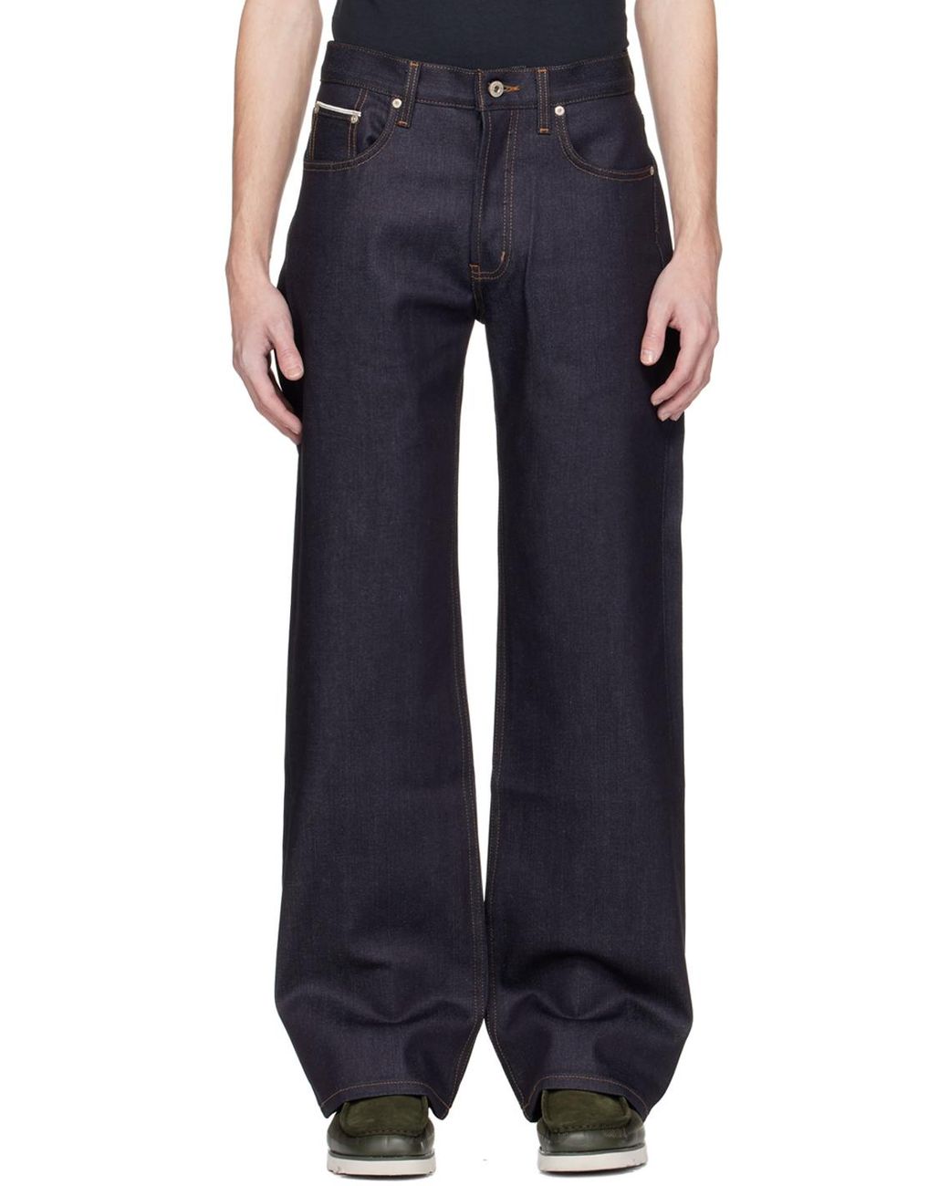 Naked & Famous Nakedfamous Denim Indigo Strong Guy Jeans in Blue for ...