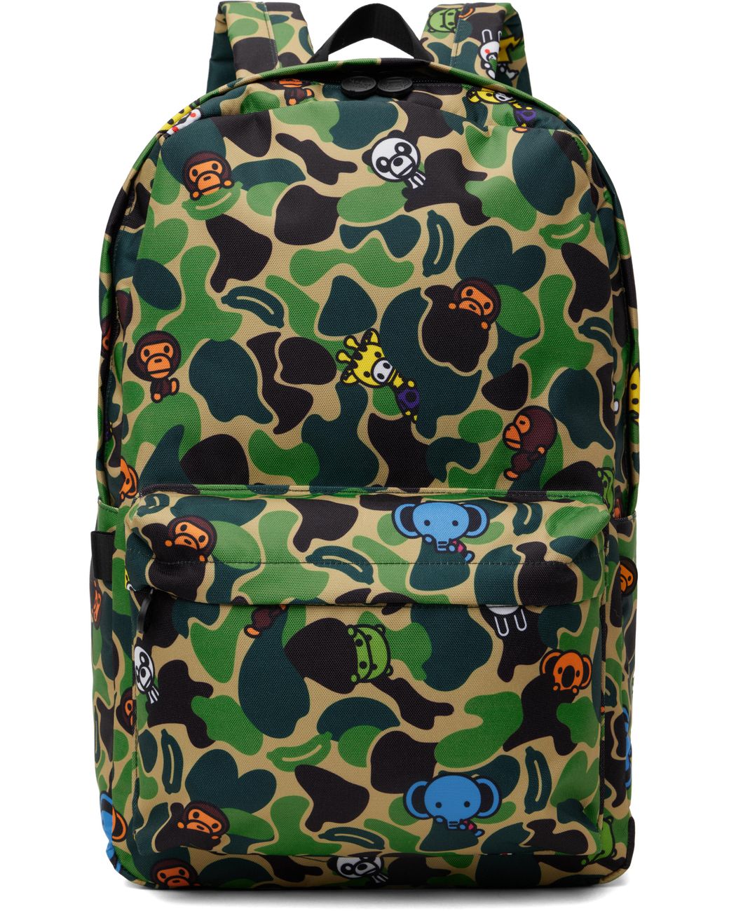 A Bathing Ape Khaki Baby Milo Large Backpack in Green for Men | Lyst UK