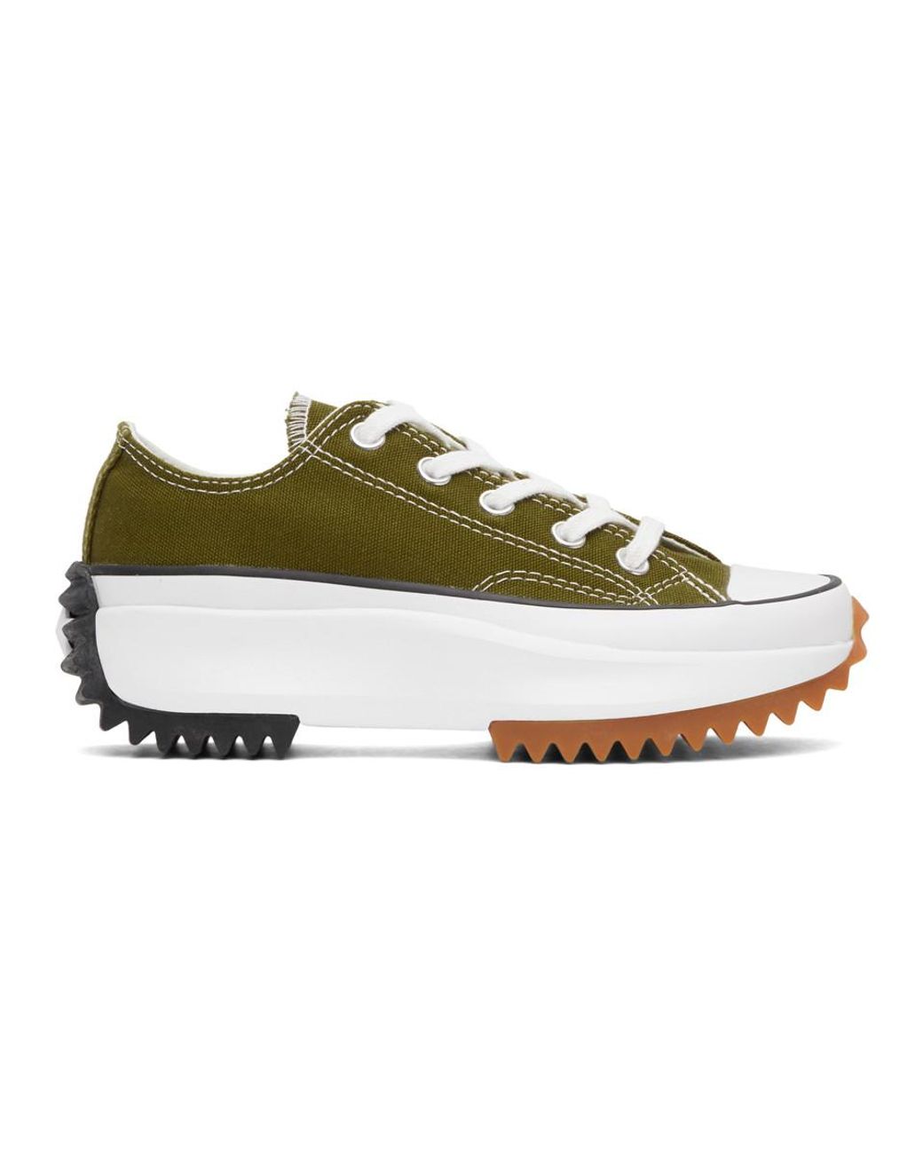 Converse Run Star Hike Low Top in Green | Lyst