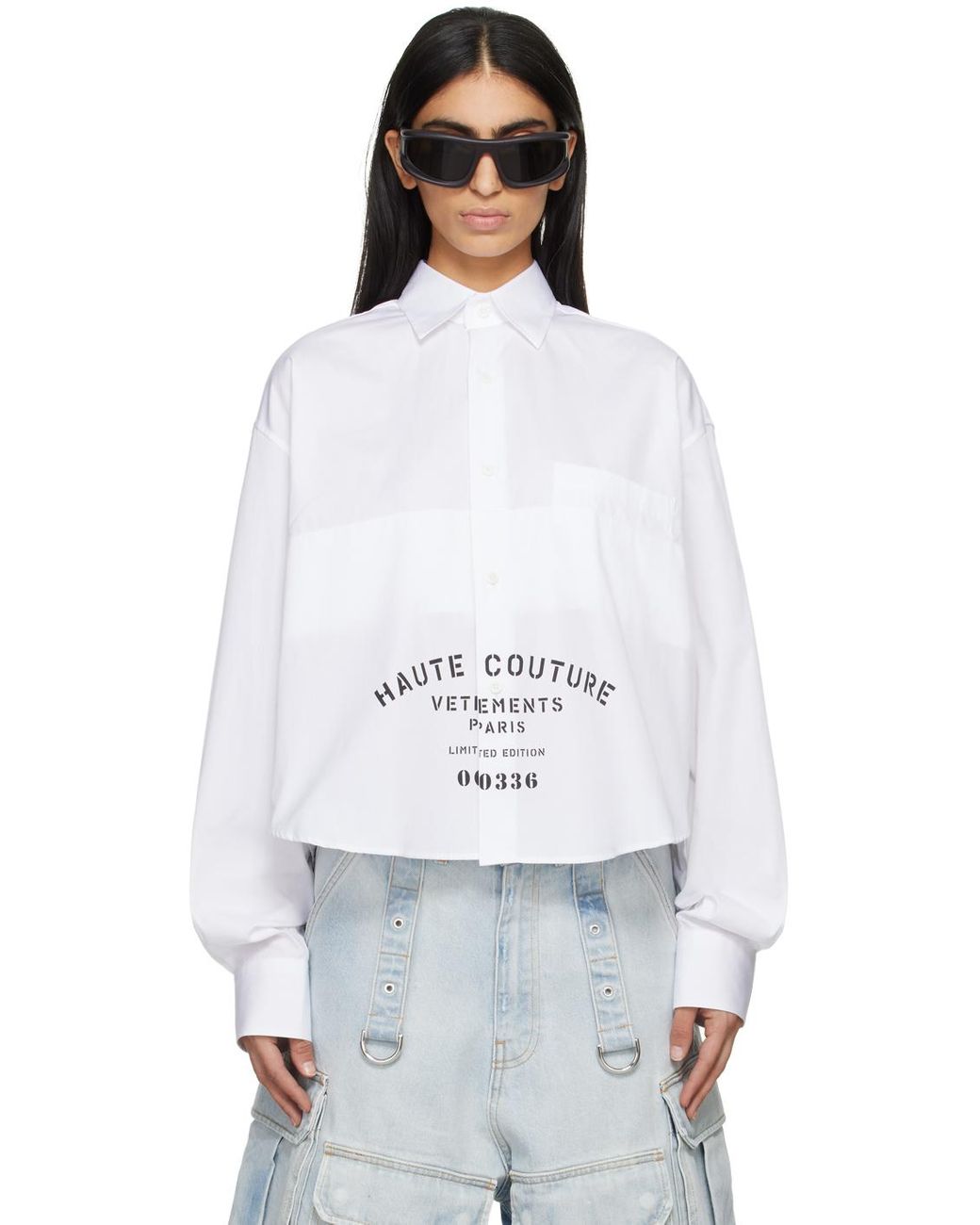 Vetements 'Haute Couture' Shirt in White | Lyst