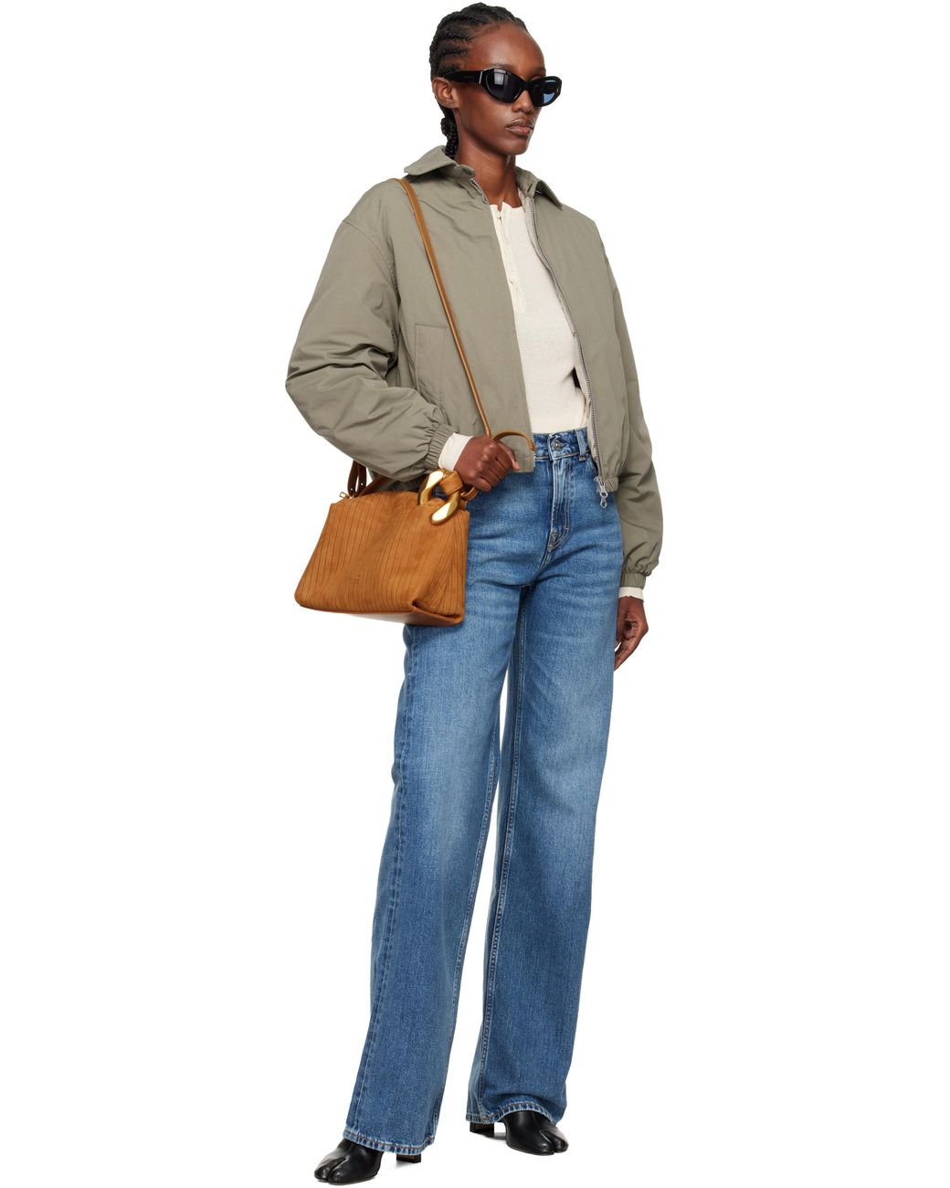 JW Anderson Tan 'The Jwa Small Corner' Bag in Brown | Lyst