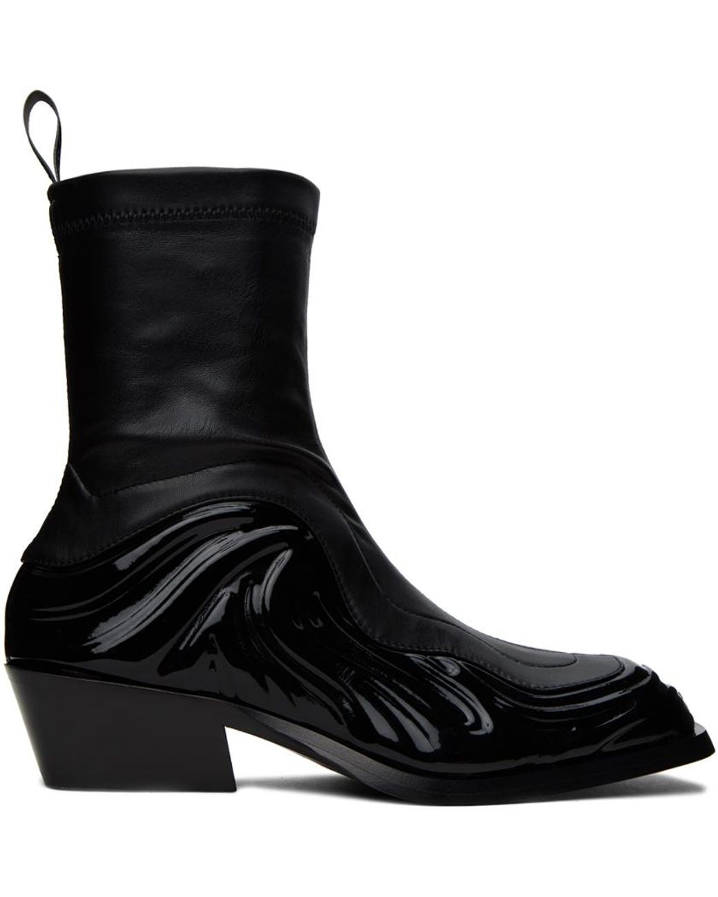 Versace Black Solare Boots for Men | Lyst