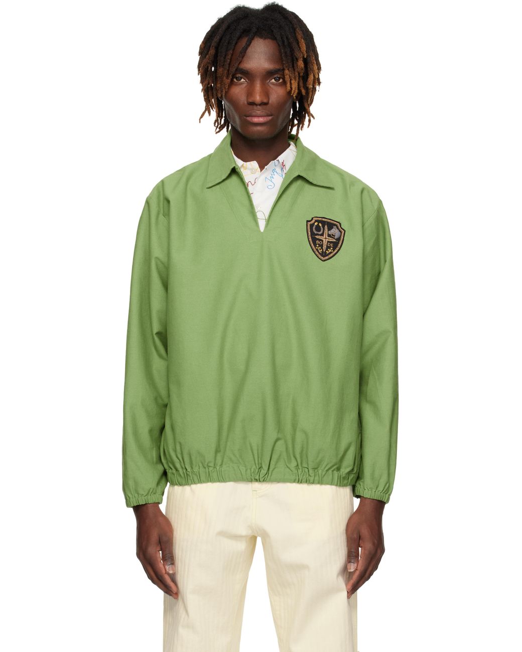 Bode Golf Jacket in Green for Men | Lyst