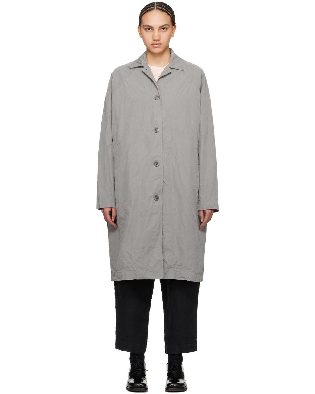 Casey Casey Olivia Coat in Black | Lyst