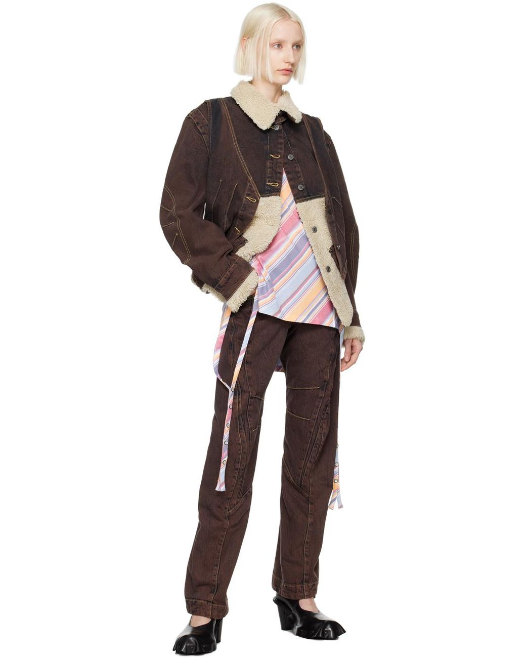 Kiko Kostadinov Paneled Levi'S Edition Jeans in Black | Lyst Kiko Kostadinov Paneled Levi'S Edition Jeans in Black | Lyst