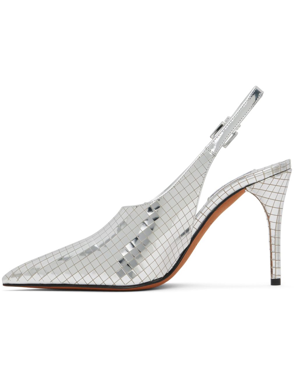 Alaïa Art Deco Slingback Heels in White | Lyst