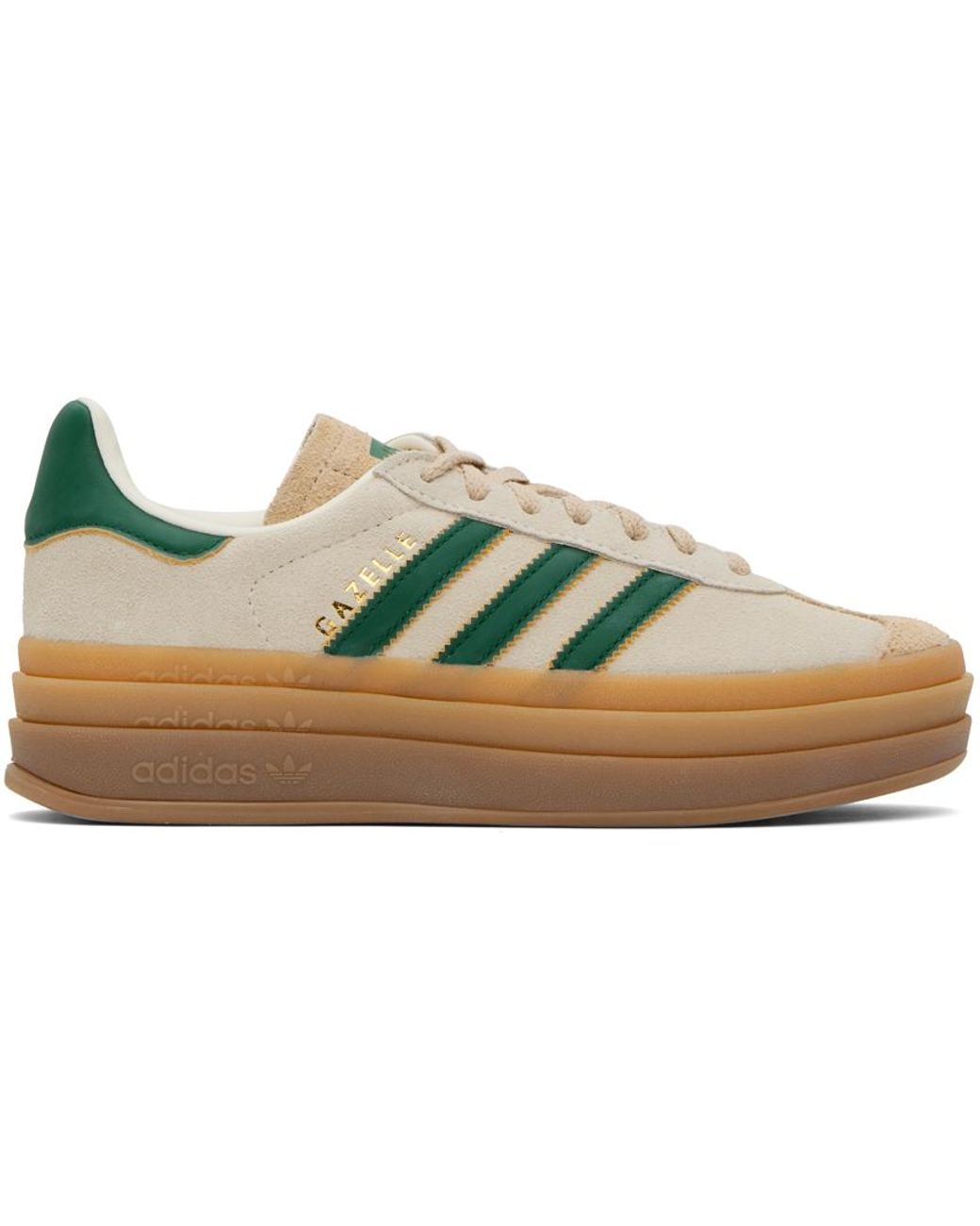 adidas Originals Off-white Gazelle Bold Sneakers in Black | Lyst UK