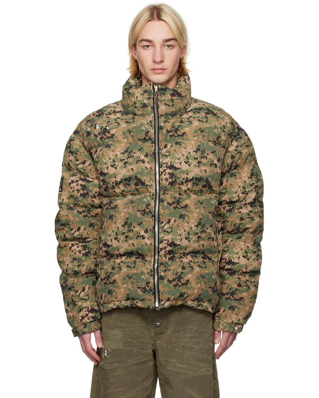 THUG CLUB Soldier Super Heavy Down Jacket in Green for Men | Lyst
