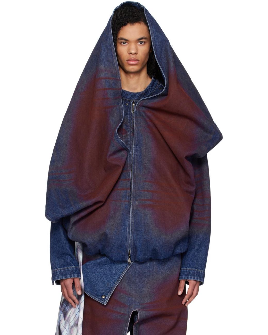 Y. Project Press-Stud Denim Jacket in Blue for Men | Lyst