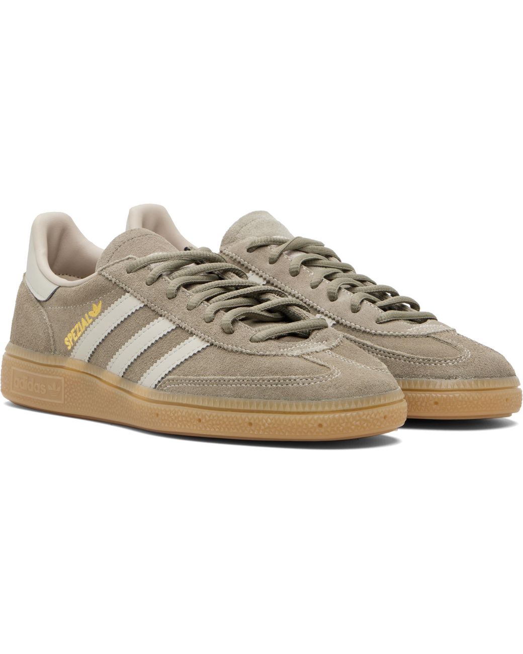 adidas Originals Taupe Handball Spezial Sneakers in Black for Men | Lyst