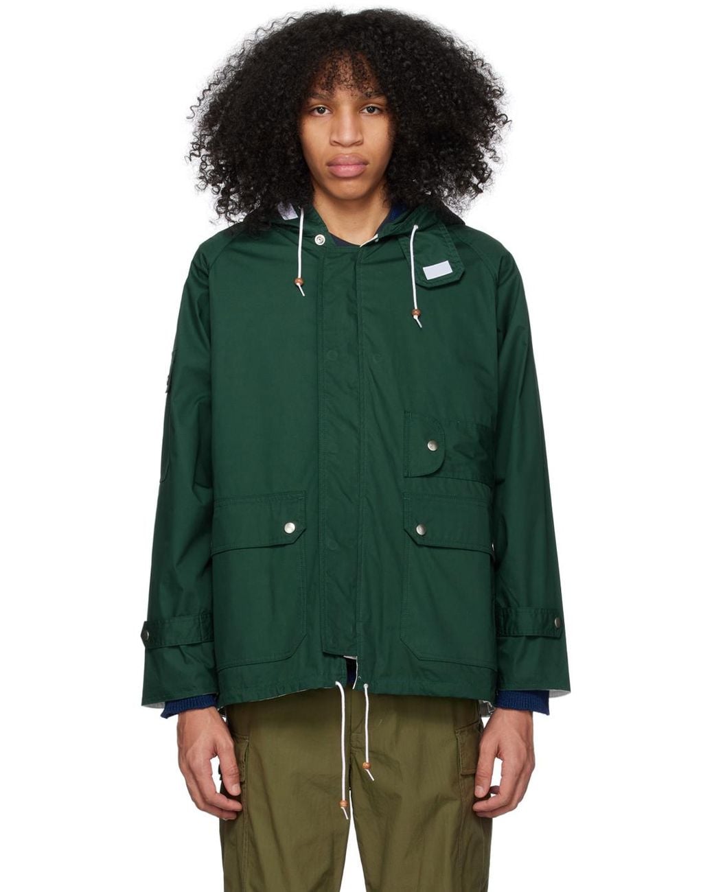 Beams Plus Sailing Reversible Jacket in Green for Men | Lyst UK
