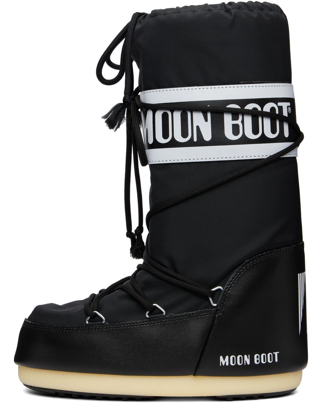 Moon Boot Icon Nylon Boots in Black for Men | Lyst UK