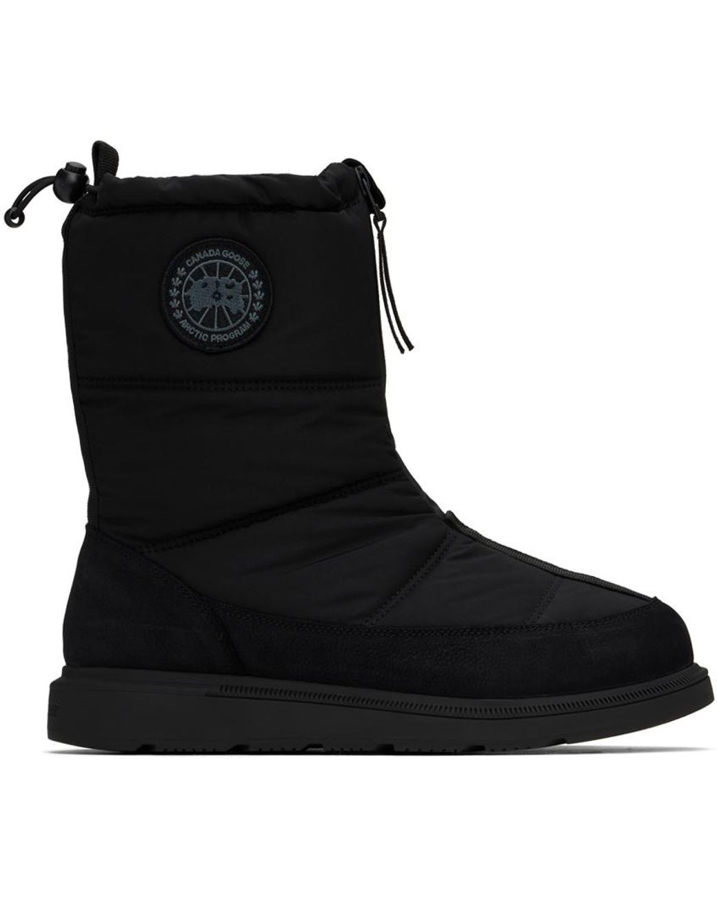 Canada Goose Crofton Fold-Down Puffer Boots in Black for Men | Lyst