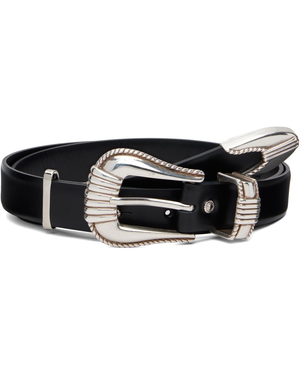 Toga Virilis Metal Belt in Black for Men | Lyst UK