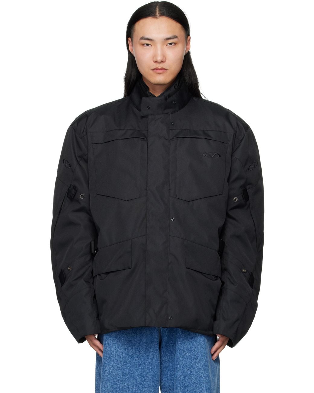 Vetements Biker Parka Coat & Jackets Set in Black for Men | Lyst UK