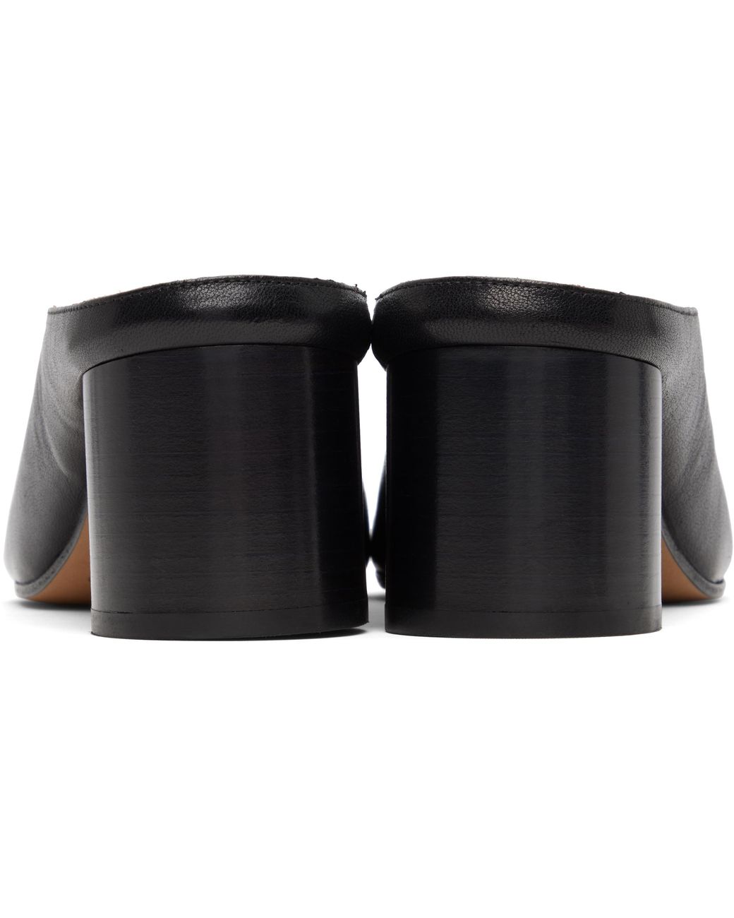Maison Margiela Tabi Décolleté Mule Heels in Black | Lyst