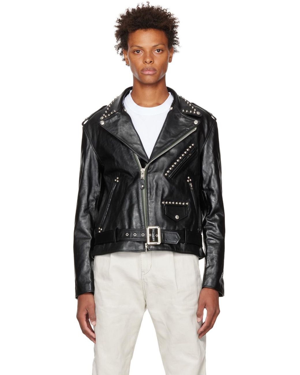 Sacai Black Schott Edition Leather Jacket for Men | Lyst UK Sacai Black Schott Edition Leather Jacket for Men | Lyst UK