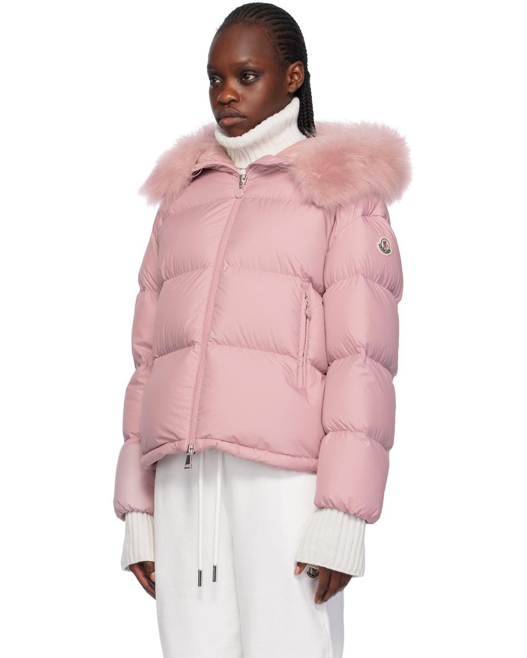 Moncler Pink Mino Down Jacket Lyst Canada