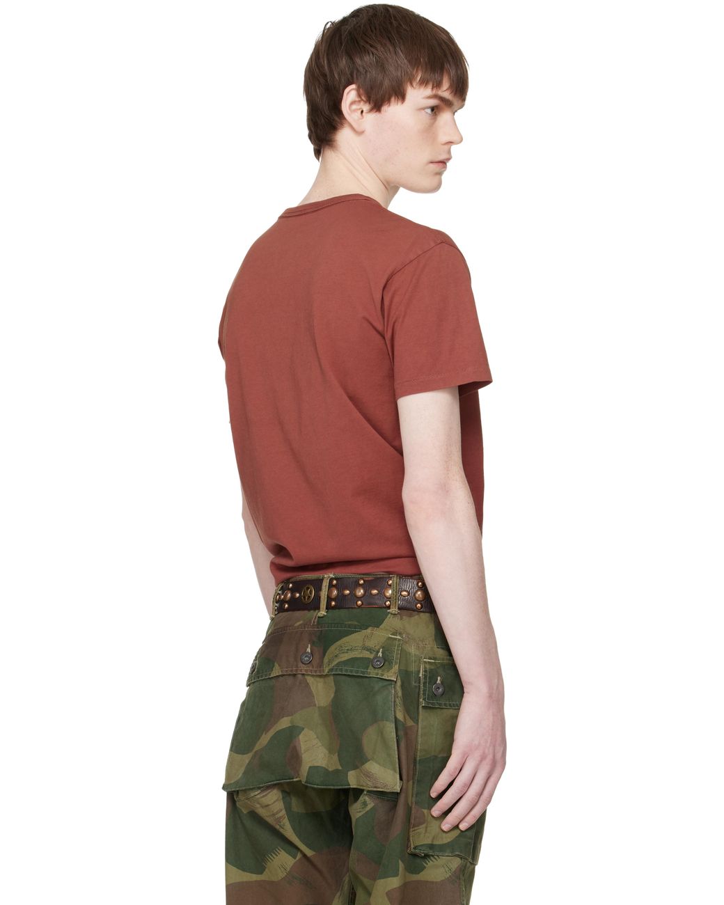 RRL Ranch Logo T-Shirt in Red for Men | Lyst UK