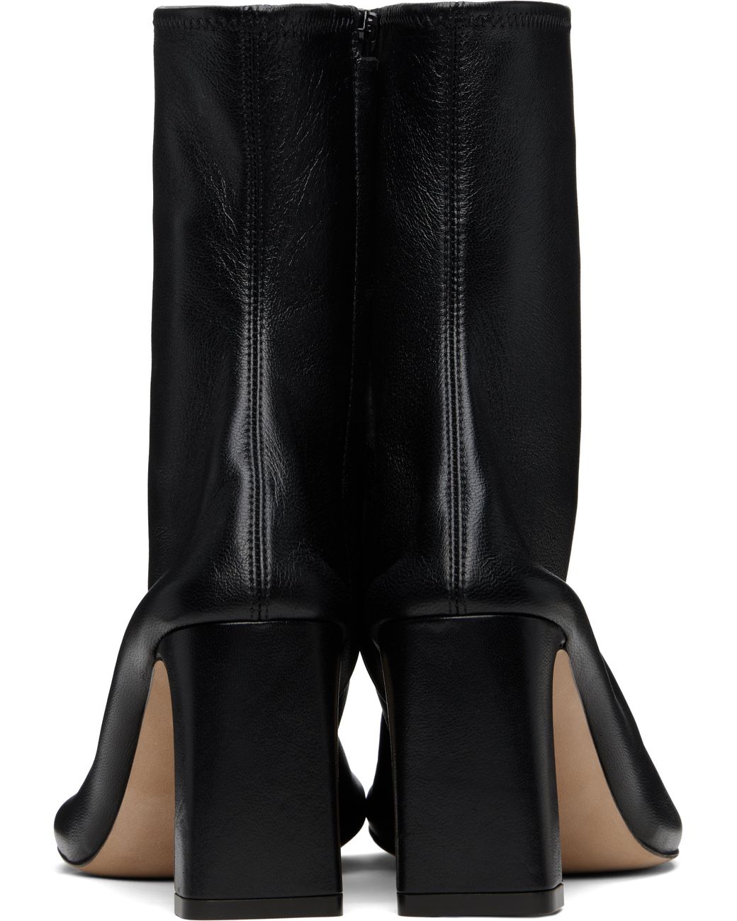 Christen Ssense Exclusive Tabi Stretch Boots in Black | Lyst