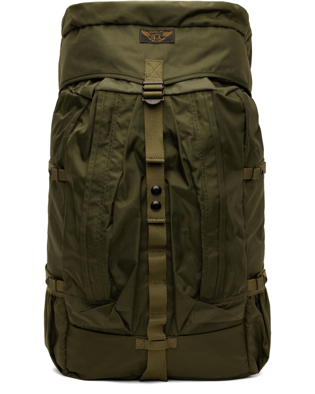 RRL Khaki Nylon Utility Backpack in Green for Men | Lyst