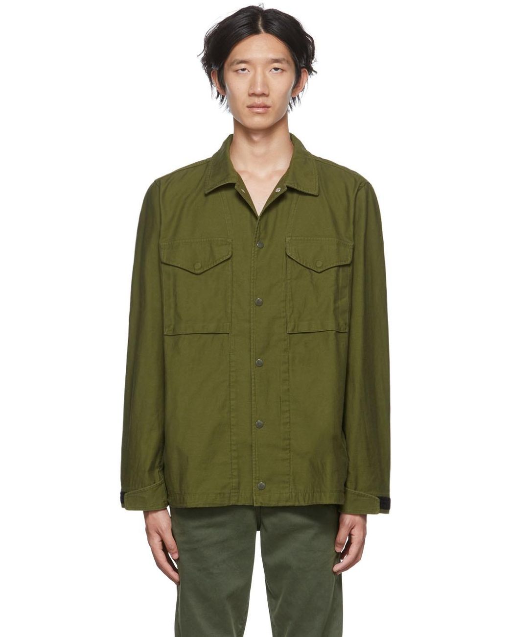 Rag & Bone Cotton Ragbone Flight Jacket in Army (Green) for Men | Lyst