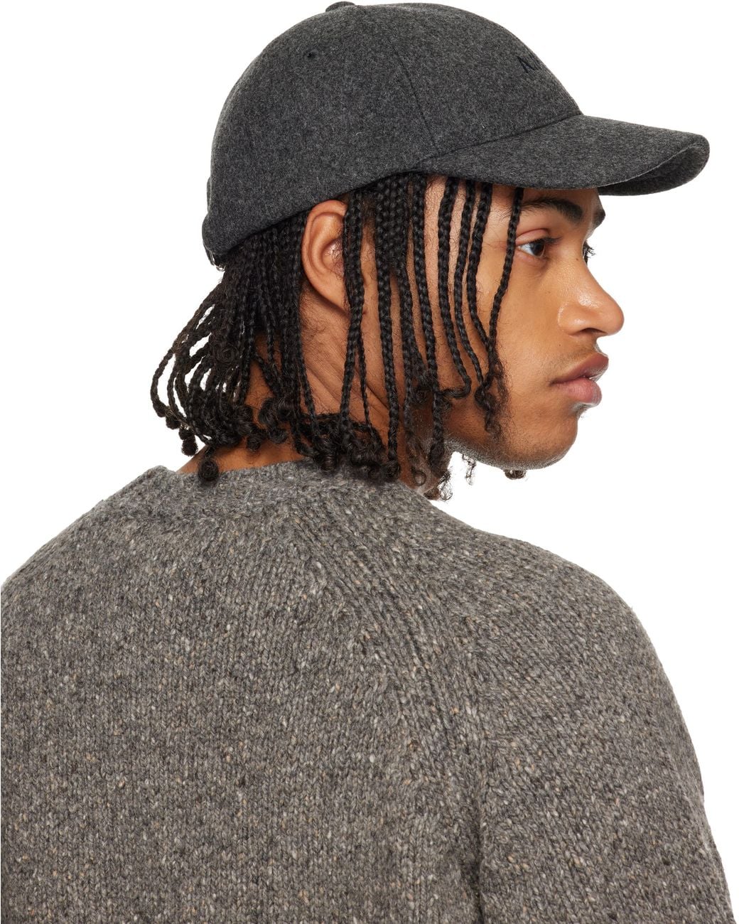 A.P.C. Charlie Baseball Cap in Grey for Men | Lyst UK