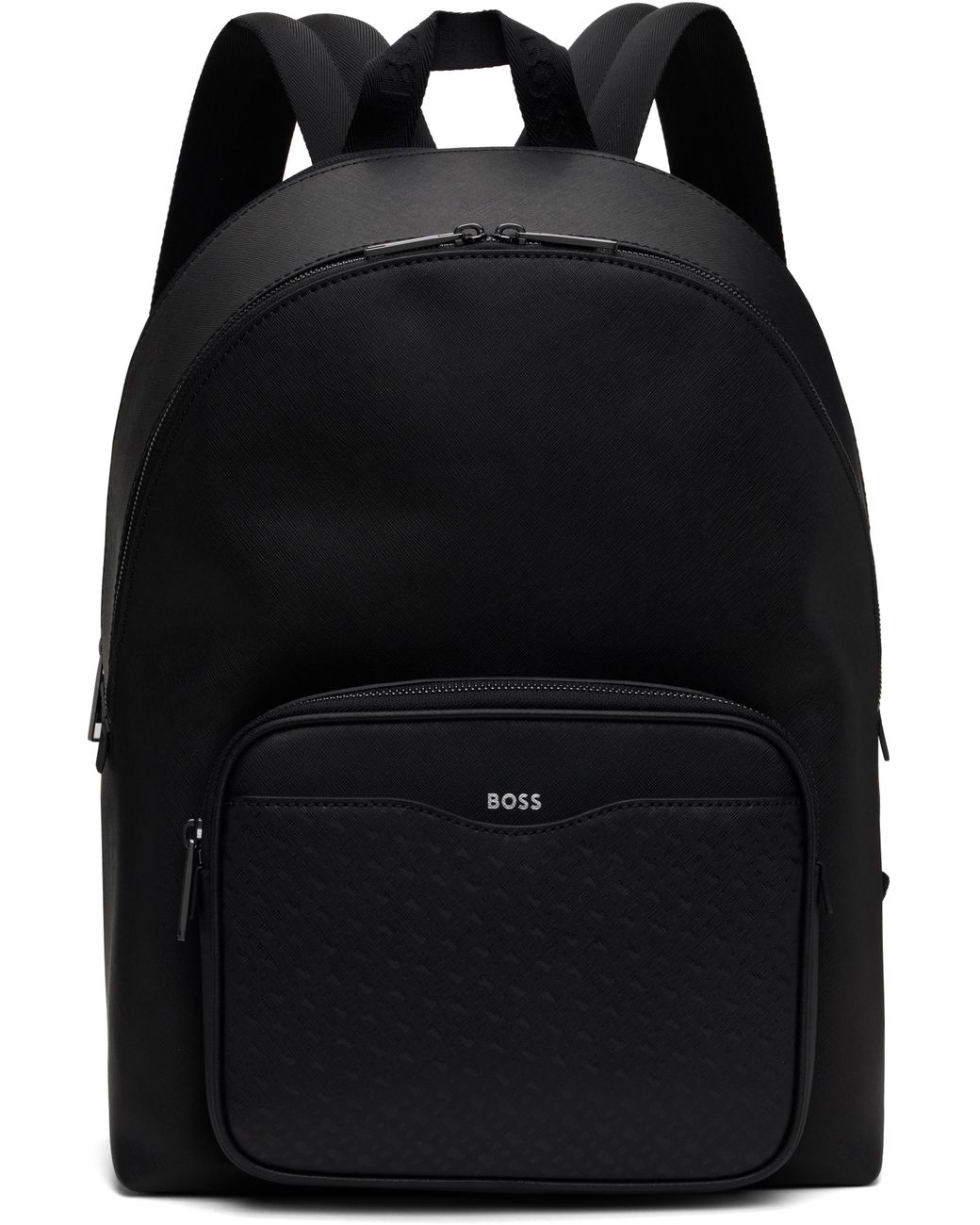 BOSS Monogram Pocket Backpack in Black for Men | Lyst