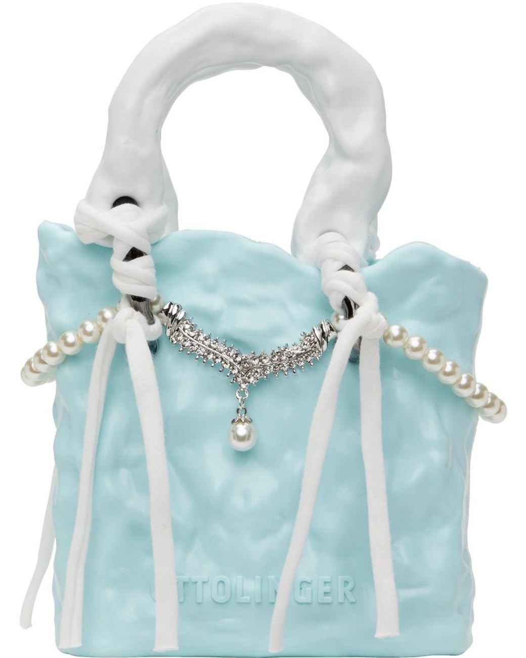 OTTOLINGER Ssense Exclusive Signature Ceramic Bag in Blue | Lyst