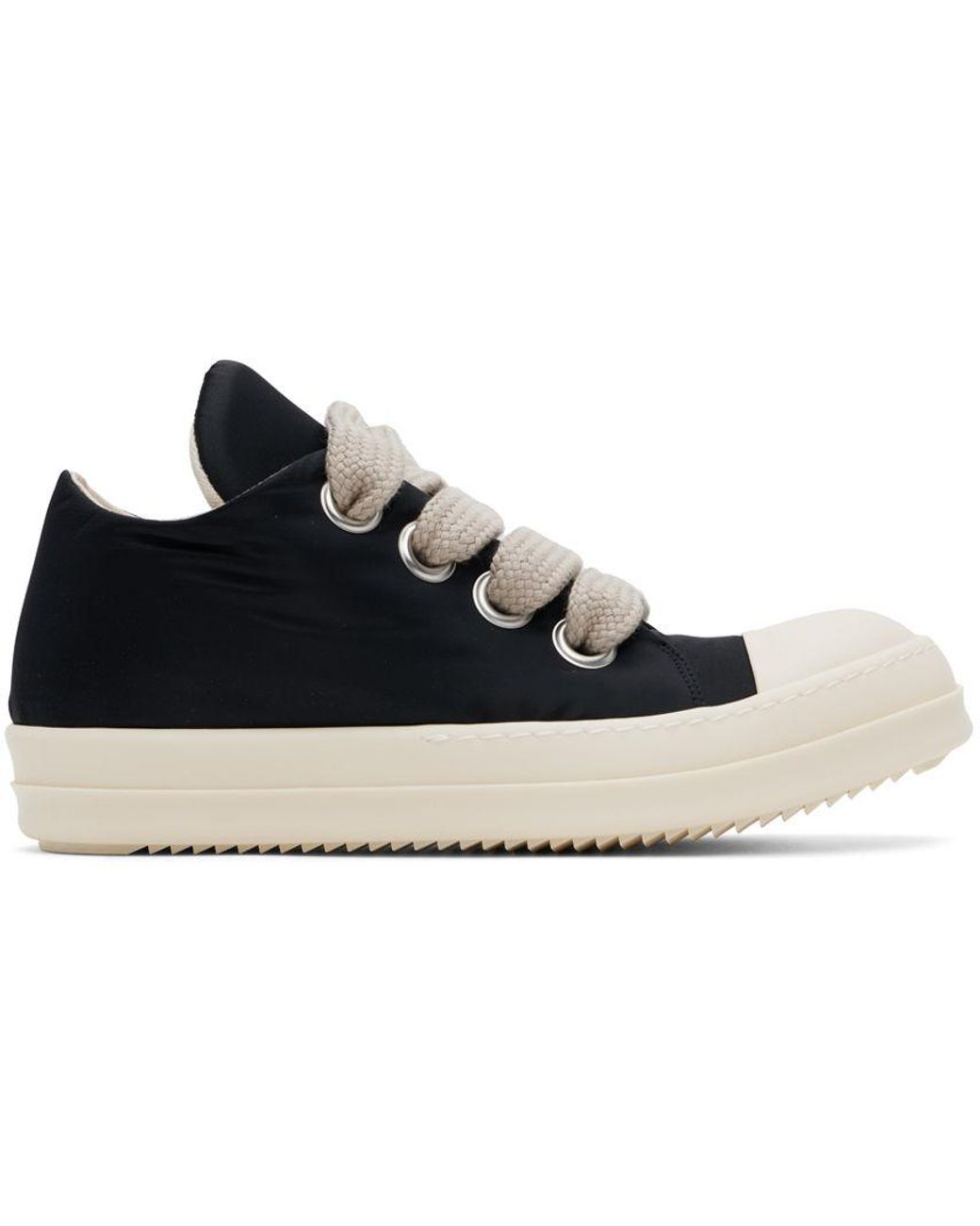 Rick Owens Black Jumbo Lace Puffer Low Sneaks Sneakers for Men | Lyst Rick Owens Black Jumbo Lace Puffer Low Sneaks Sneakers for Men | Lyst