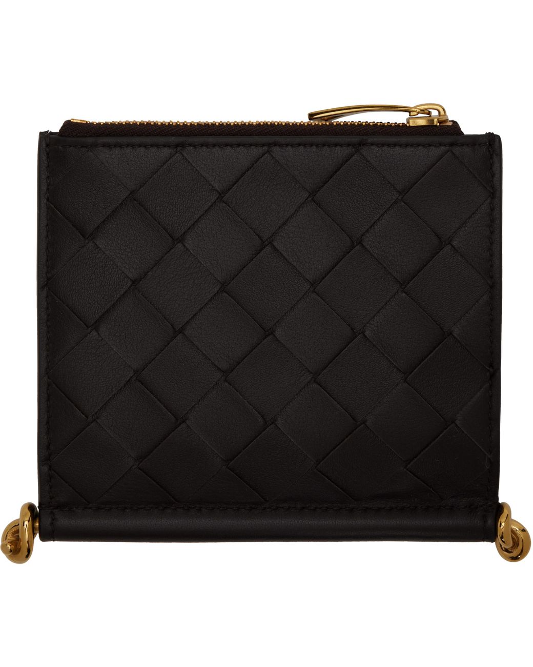 Bottega Veneta Solstice Small Bi-Fold Wallet in Black | Lyst UK