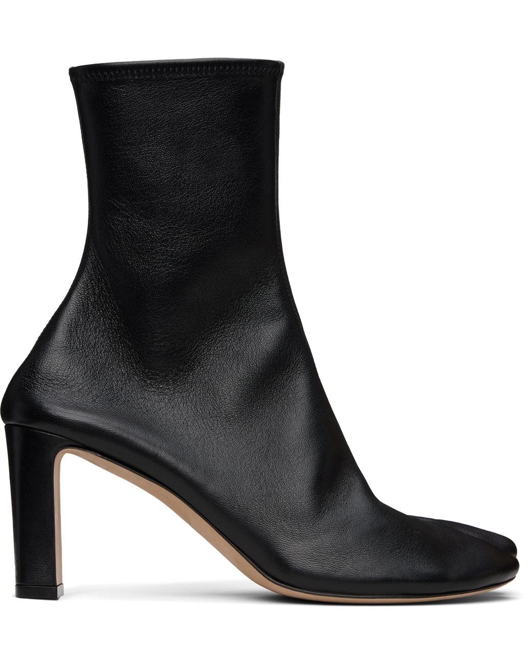 Christen Ssense Exclusive Tabi Stretch Boots in Black | Lyst