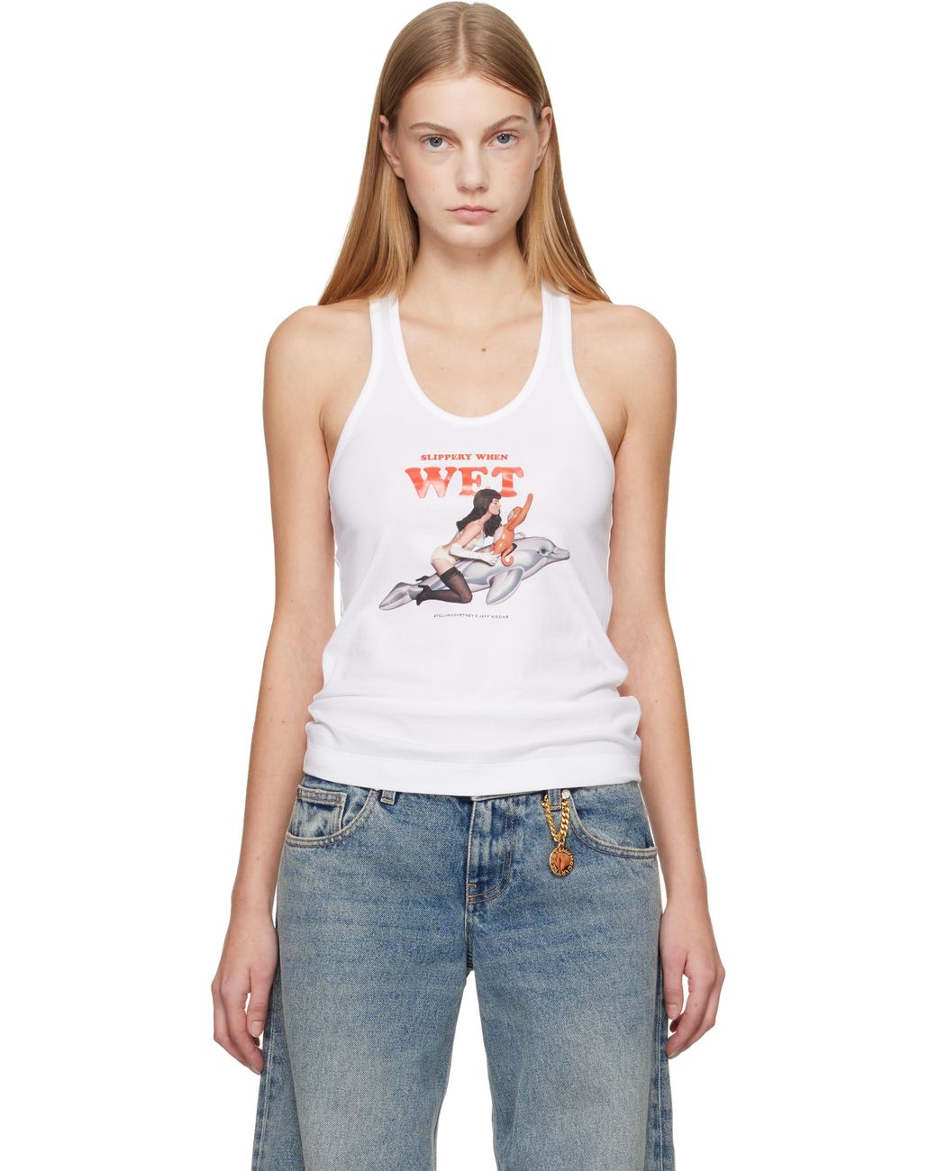Stella McCartney Jeff Koons Edition 'Slippery When Wet' Tank Top in ...